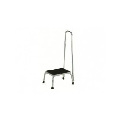 TABOURET DE LIT AVEC RAMPE EN CHROME