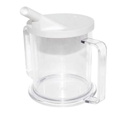 VERRE ADAPTE AVEC COUVERCLE A BEC