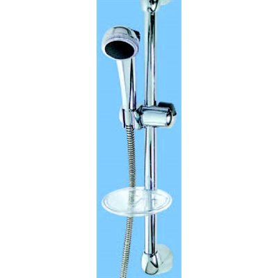 DOUCHE TELEPHONE REGLABLE, SUR BARRE MURALE